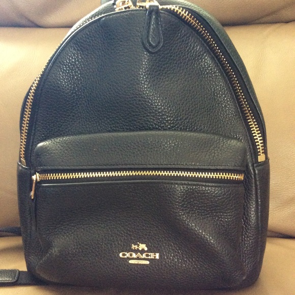 Coach | Bags | Coach Mini Charlie Backpack In Pebble Leather | Poshmark
